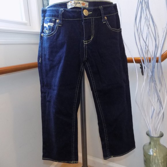 Tyte Jeans | Jeans | Tyte Dark Denim Capri Stretch Size 3 | Poshmark